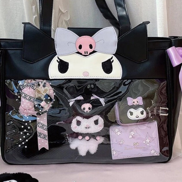 Sanrio | Bags | Japanese Kuromi Sanrio Ita Bag Custom Display Laptop ...